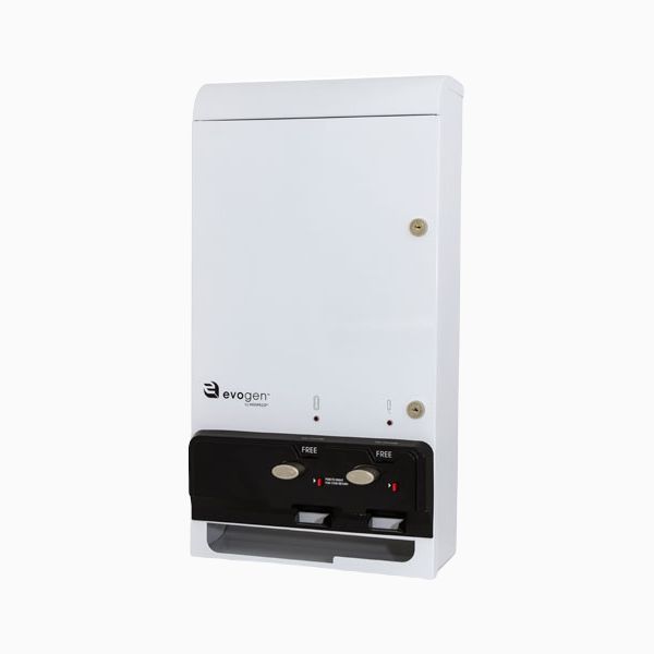 Evogen® Dual No-Touch Feminine Hygiene Dispenser (EV1) - White - Dotstash
